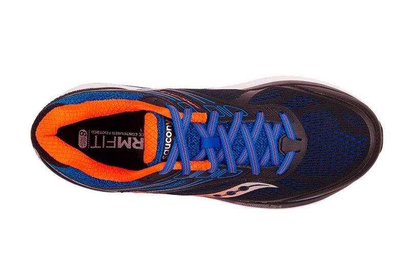 Saucony Echelon 7 Schwarz Blau Orange - Mit perfekter Passform