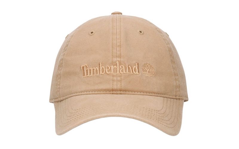Khaki Timberland Baseball cap Casual style