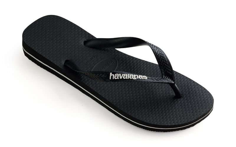 Tongs Havaianas Logo Filete noir - Style pour la plage
