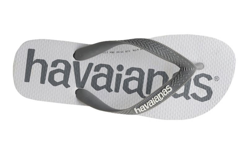Chanclas Havaianas Top Logomania Gris - Siempre a la moda