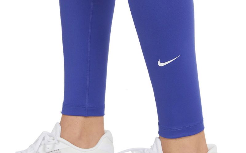Mallas Nike One Dri-Fit Azul Mujer - Libertad De Movimiento
